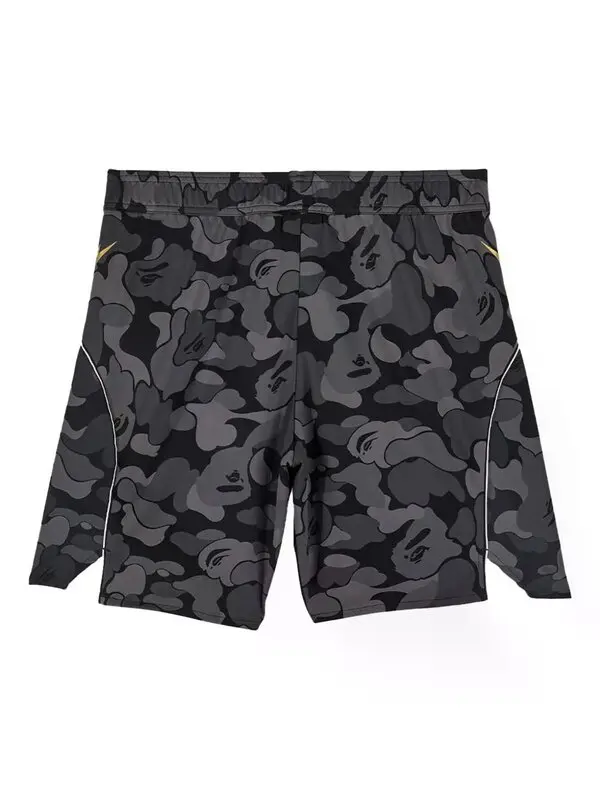 Adidas Bape Fb Camo-pattern Track Shorts