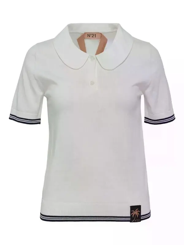 N°21 Short-sleeve Polo Top