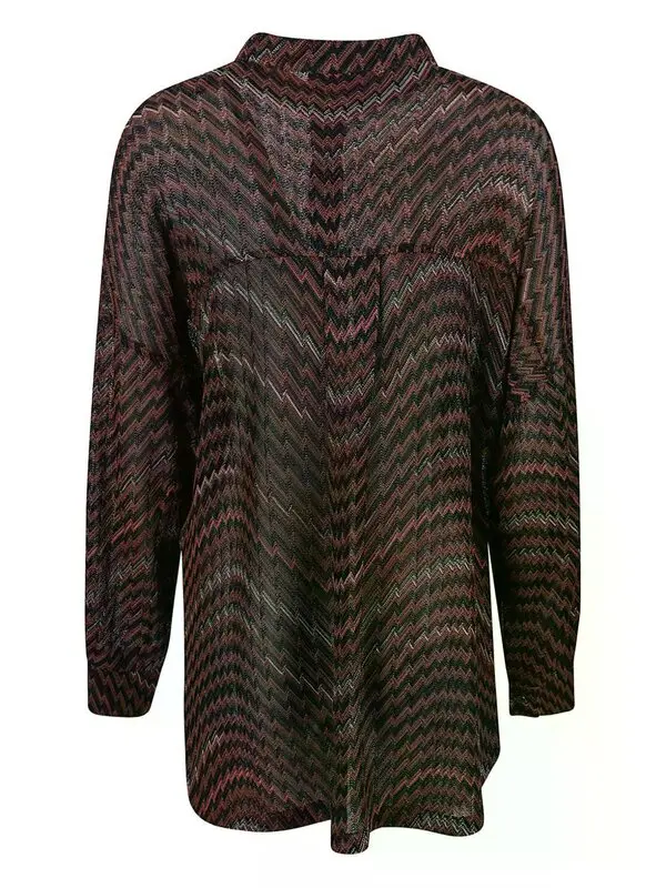 Missoni Chevron Buttoned Top