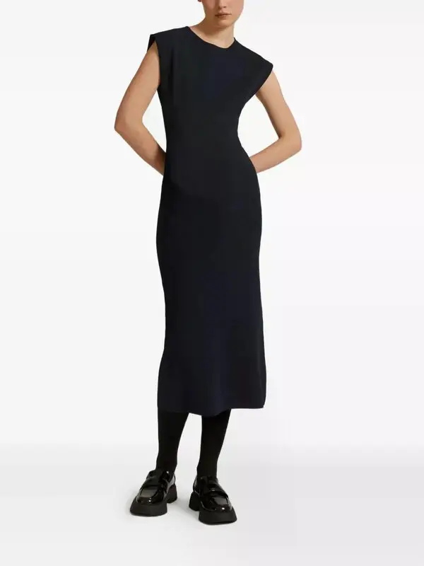 YVES SALOMON Sleeveless Midi Dress