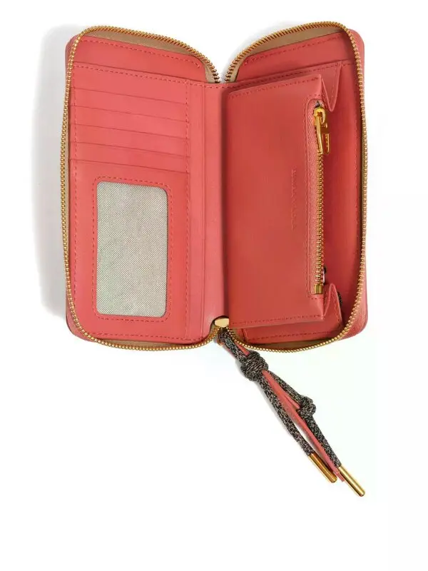 Bimba Y Lola Leather Zip Wallet