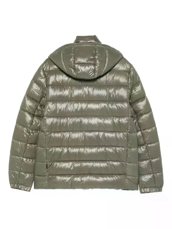 SAVE THE DUCK Quilted Zip-up Hooded Coat