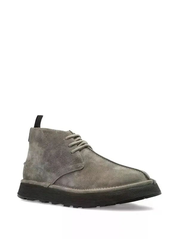 Giorgio Armani Chukka Lace-up Boots - Grey
