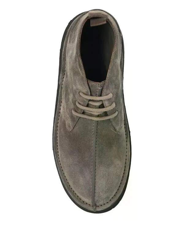 Giorgio Armani Chukka Lace-up Boots - Grey