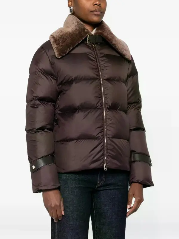 Fendi Shearling-collar Ski Jacket