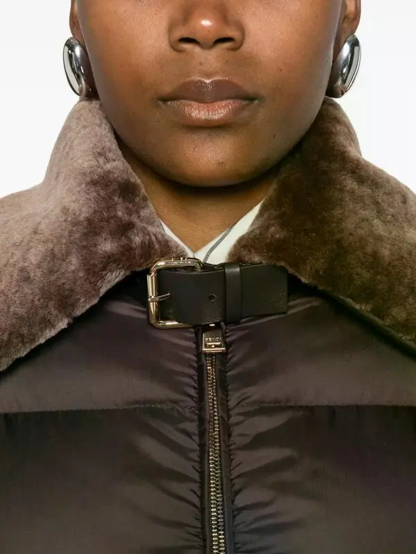 Fendi Shearling-collar Ski Jacket