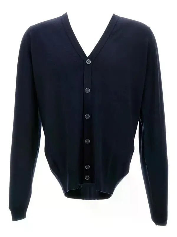 John Smedley Burley V-neck Buttoned Cardigan