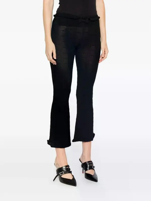 Balenciaga Bow Ruffled Trousers