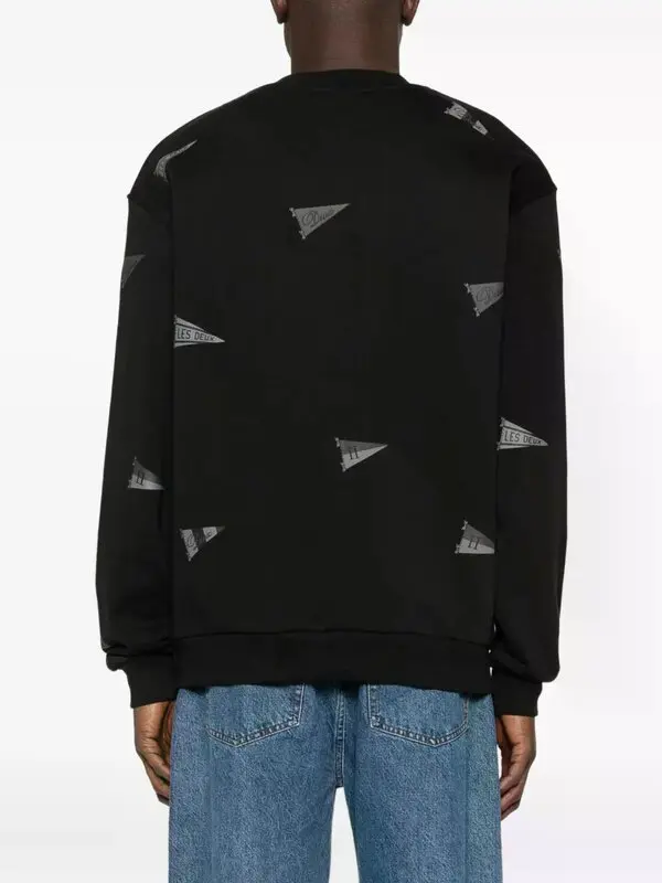 LES DEUX Flag-print Sweatshirt