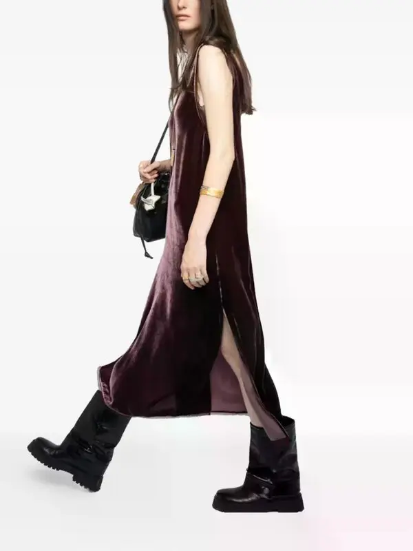 Zadig&Voltaire Renzo Velvet Dress - Red