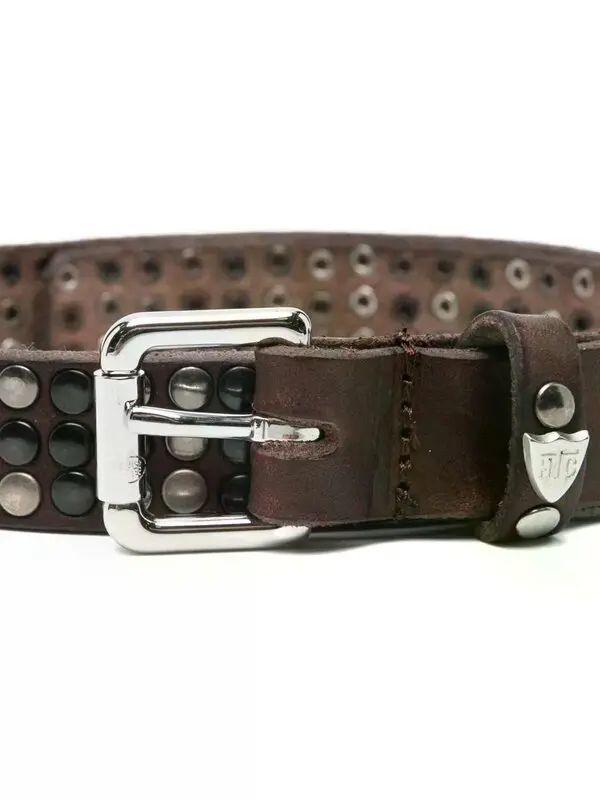 HTC LOS ANGELES Studded Leather Belt