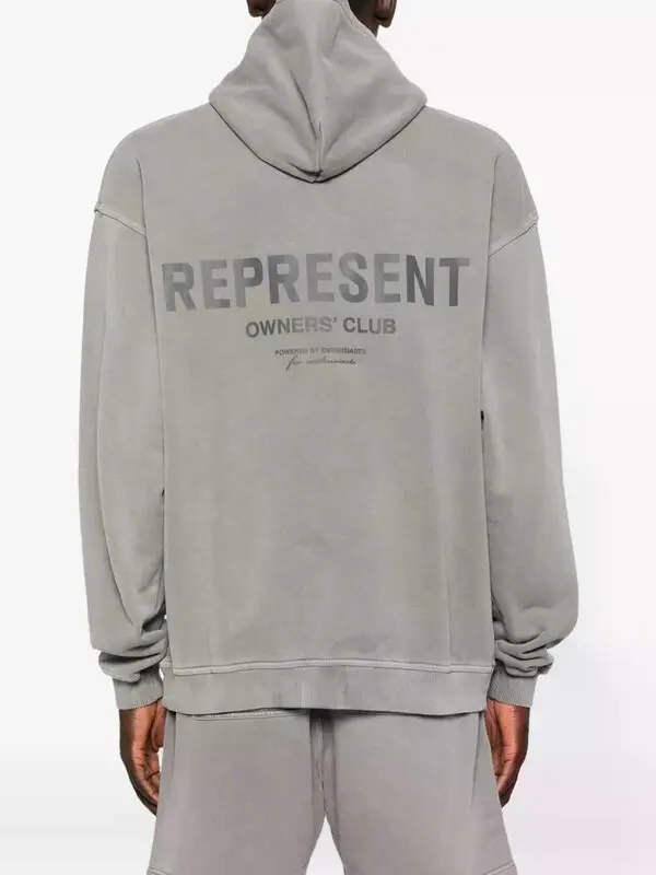REPRESENT Logo-print Hoodie