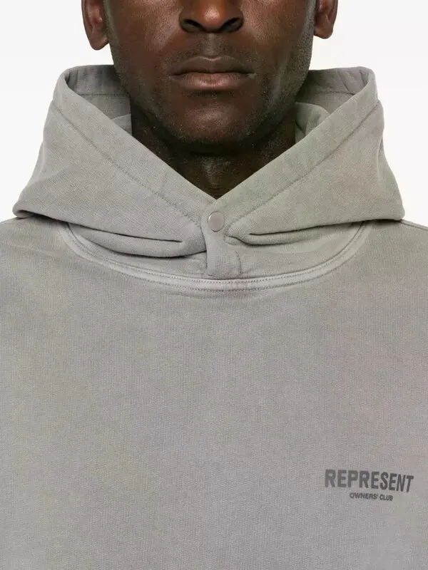 REPRESENT Logo-print Hoodie