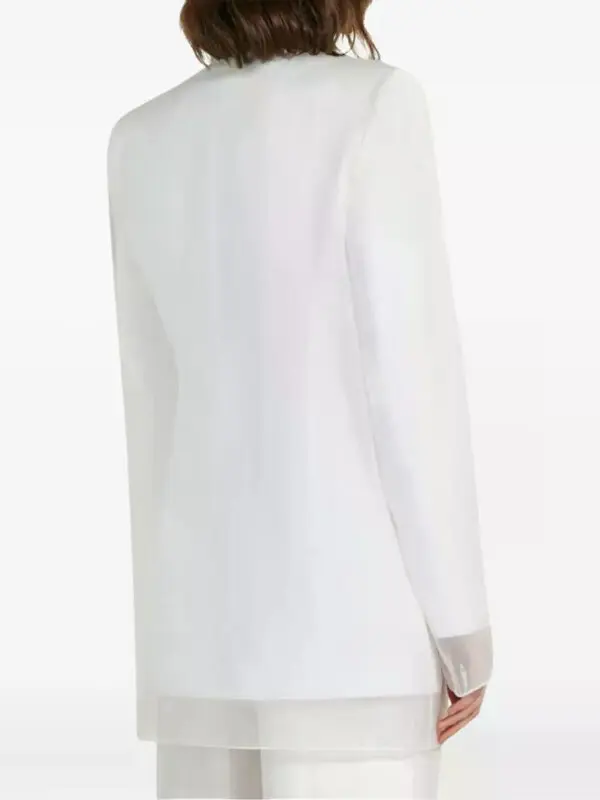Max Mara Double-layered Organza Jacket