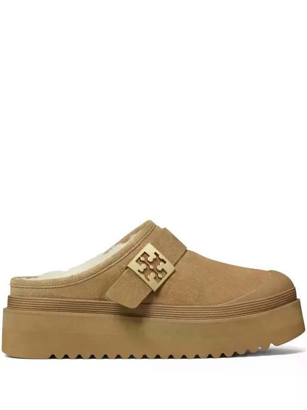 Tory Burch 40mm Mellow Mules - Neutrals