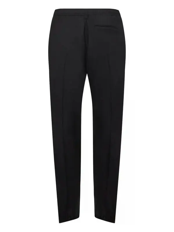 Zegna Elasticated Waistband Pressed Trousers
