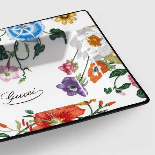 Gucci Flora Print Small Trinket Tray