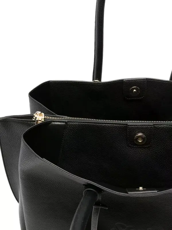 SECRET PON-PON Leather Shoulder Bag