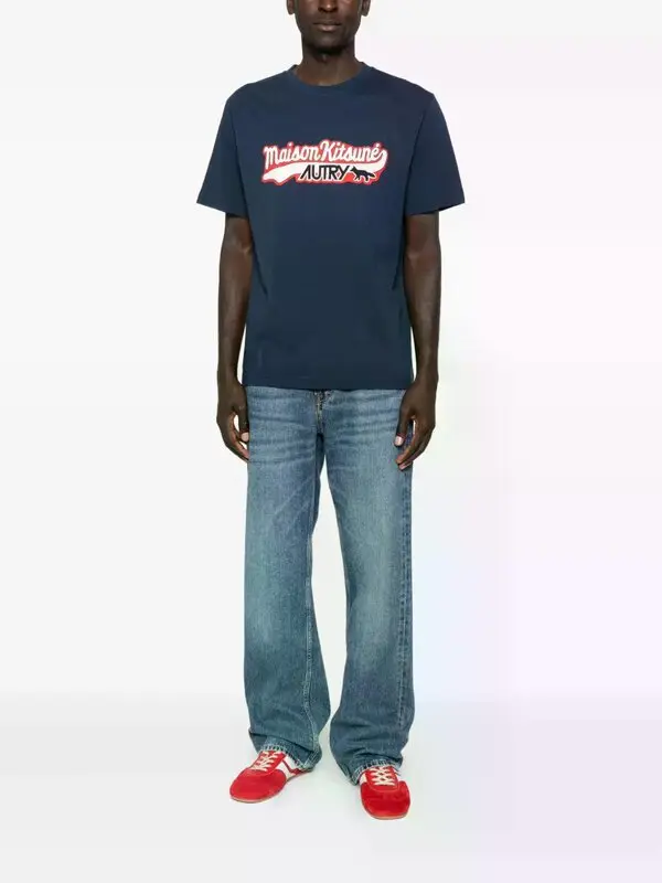 Maison Kitsuné Logo-print T-shirt