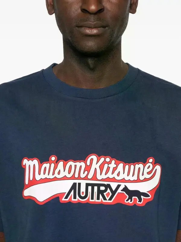 Maison Kitsuné Logo-print T-shirt