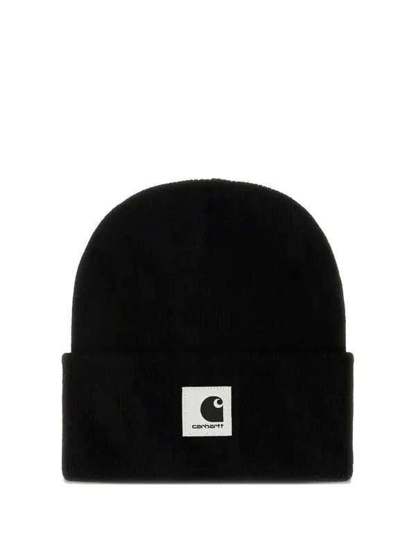 Carhartt Work In Progress Logo-patch Beanie - Black
