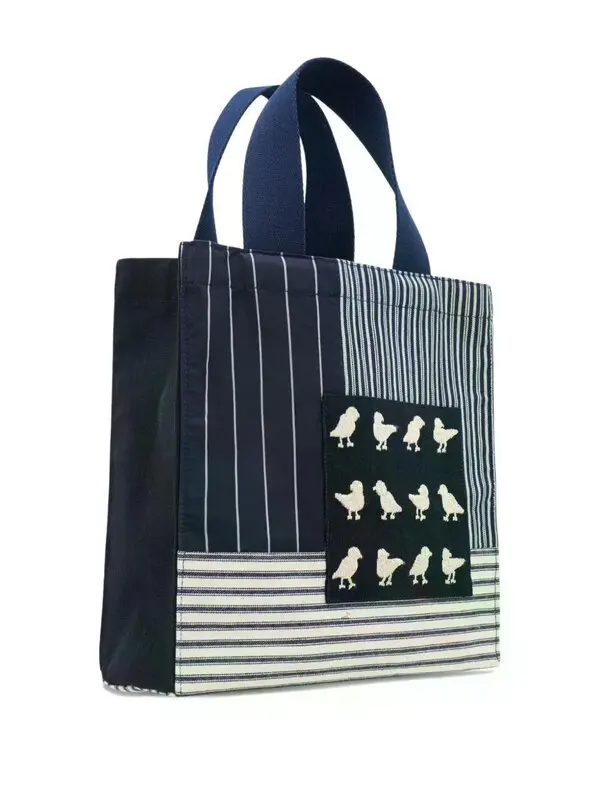 Biyan Striped Tote Bag