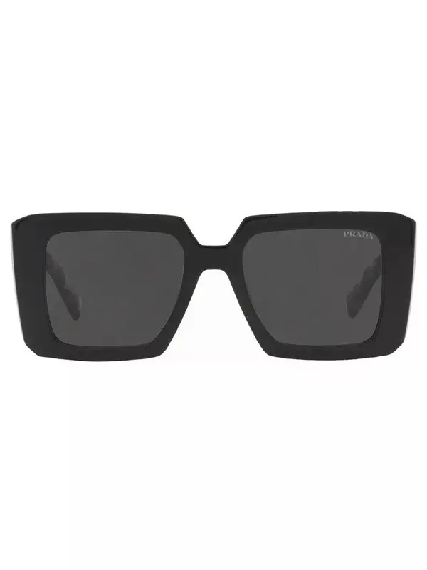 Prada Tinted Oversized Sunglasses - Black