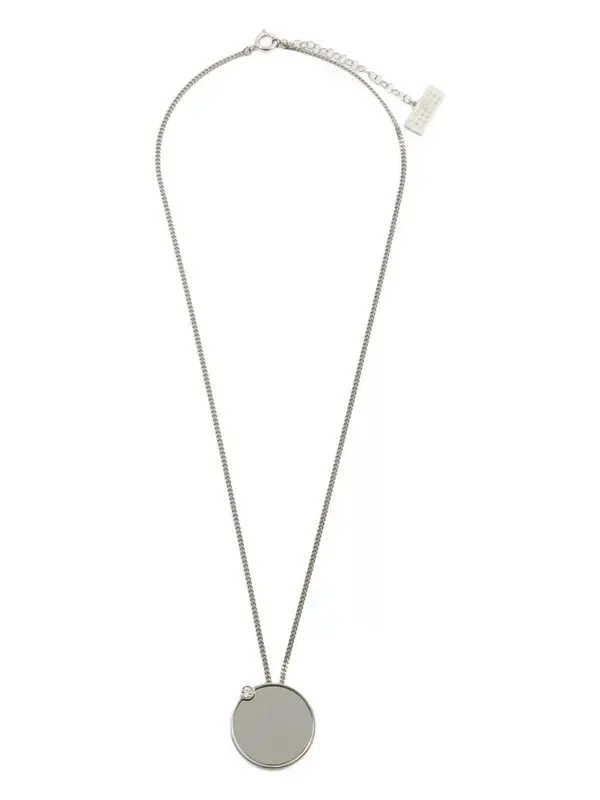 MAISON MARGIELA Mirror Pendant Necklace - Silver
