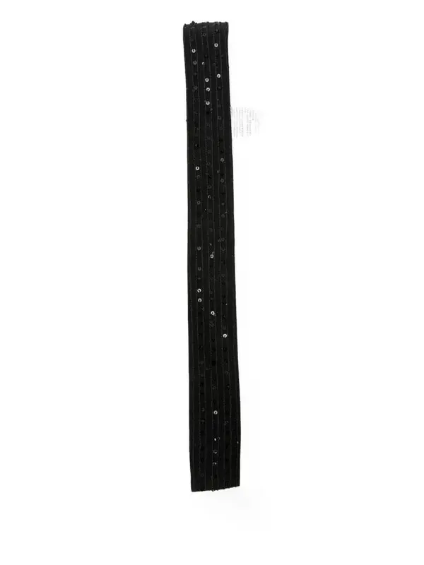 Antonelli Firenze Sequin-embellished Tie - Black