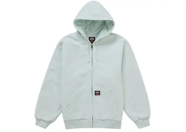 Supreme Dickies Quilted Lined Zip Up Hooded Sweatshirt