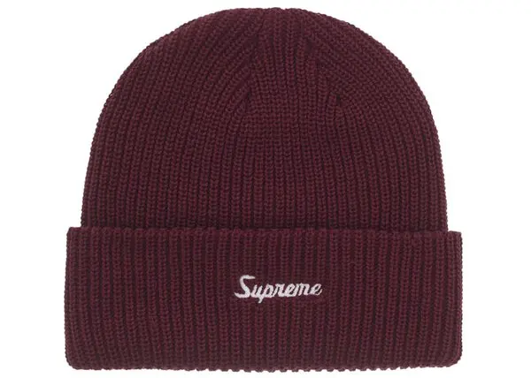 Supreme Loose Gauge Beanie - Dark Red