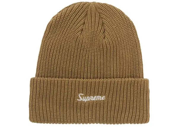 Supreme Loose Gauge Beanie - Mustard
