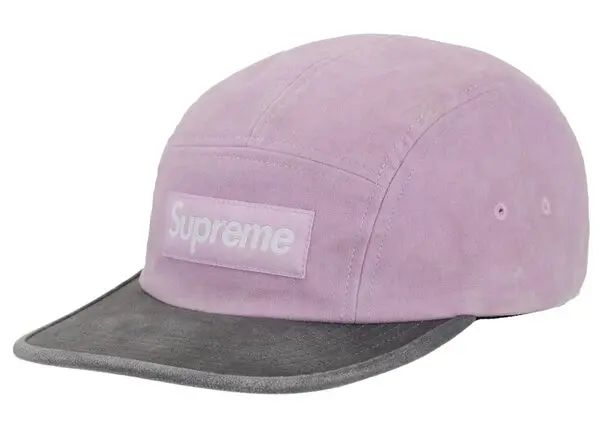 Supreme Moleskin Camp Cap - Pink