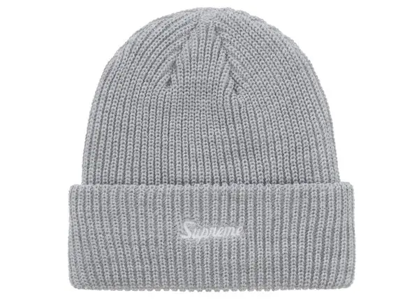 Supreme Loose Gauge Beanie - Grey