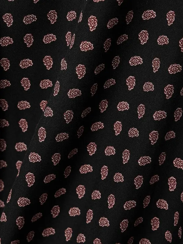 DÔEN Juliana Paisley-print Silk-blend Blouse