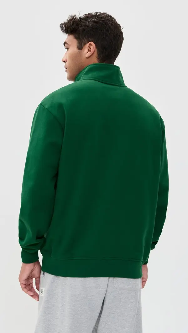 MALBON Collegiate Quarter-zip Sweatshirt