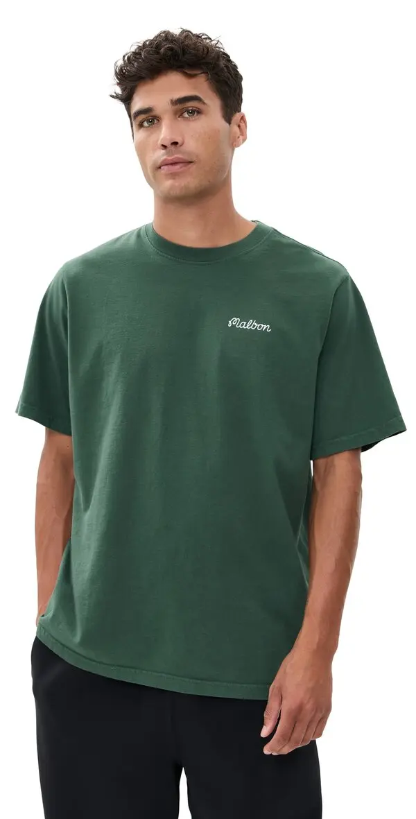 MALBON Bermuda Baldwin Tee - Forest