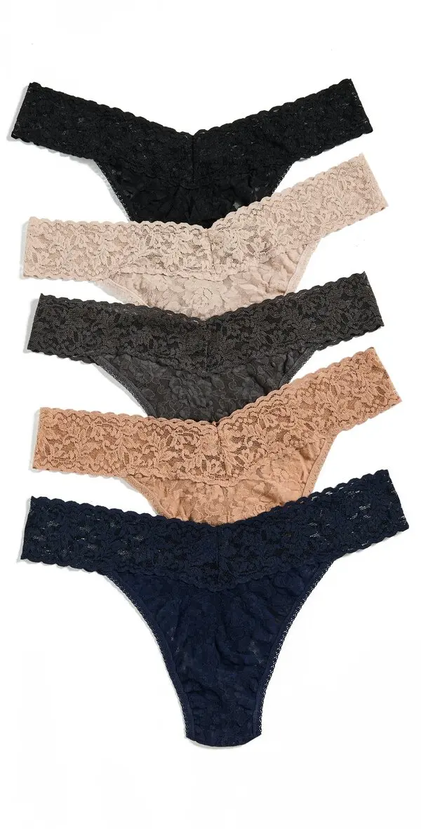 Hanky Panky Signature Lace Original Rise 5 Pack - Bngs