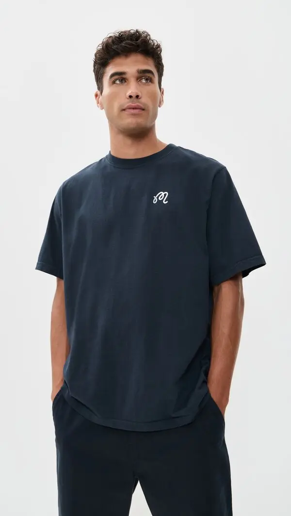 MALBON Bermuda Tee - Navy