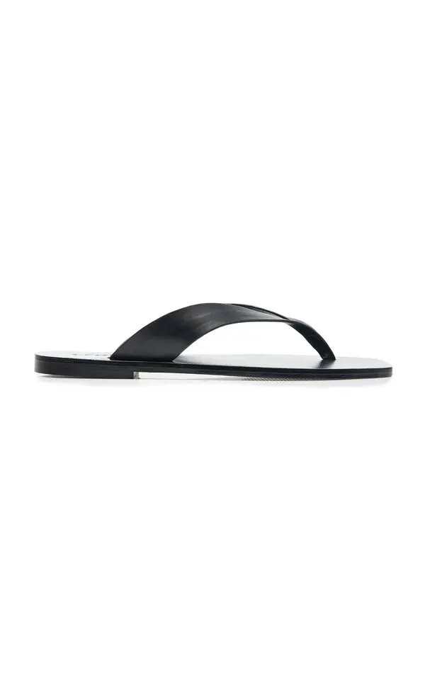 A.emery Kinto Leather Sandals - Black