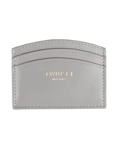 TWINSET Cardholder Cow Leather - Grey