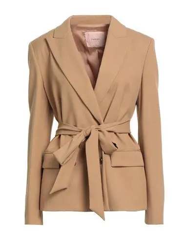 TWINSET Belted Double-breasted Blazer