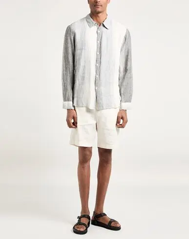 Crossley Shirt Size Linen - Light Grey
