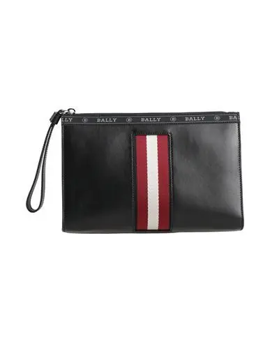 Bally Leather Clutch - Black