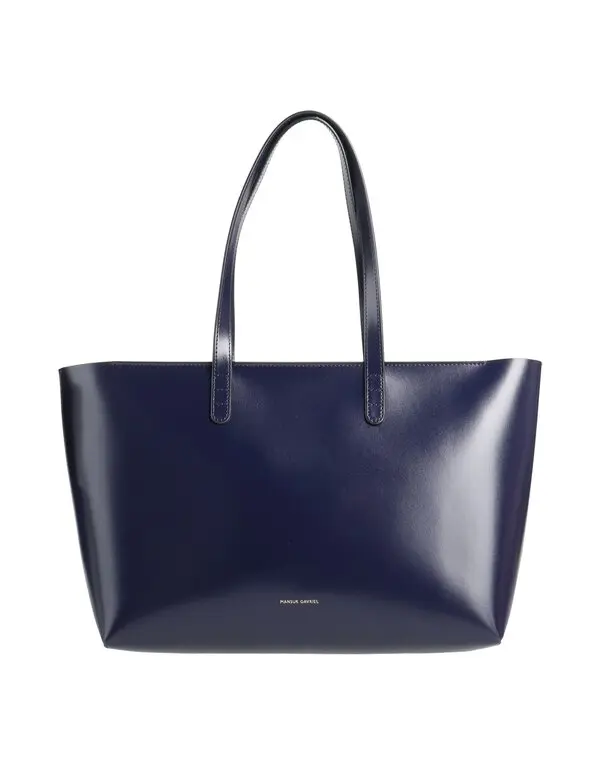 MANSUR GAVRIEL Leather Shopper Bag - Navy