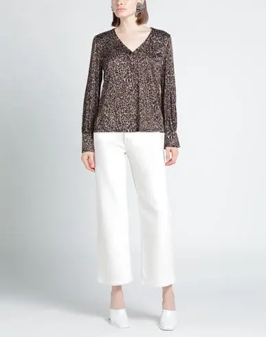 CAMICETTASNOB Leopard-print Satin Top