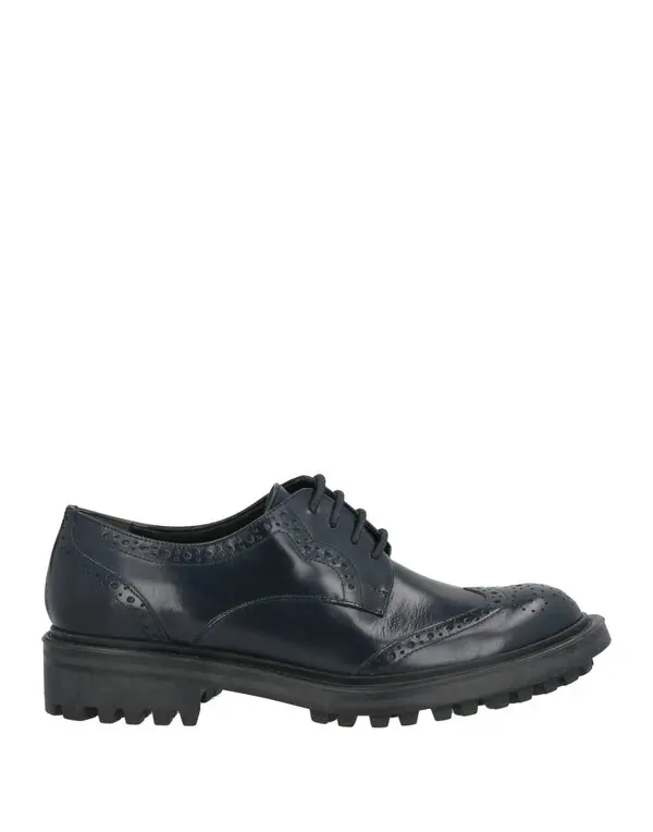 POLLINI Midnight Leather Lace-up Brogues