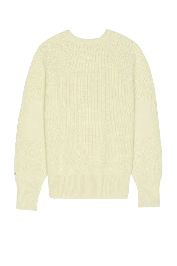AFTER PRAY Rover Patched Knit Crew Neck Sweater