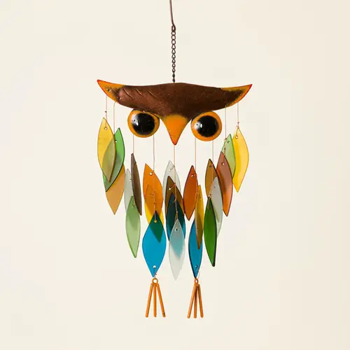UNCOMMON GOODS Owl Wind Chime