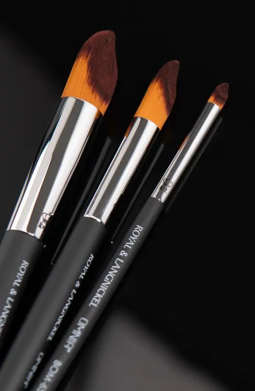 OMNIA BRUSH Crescent Brush Trio Bundle